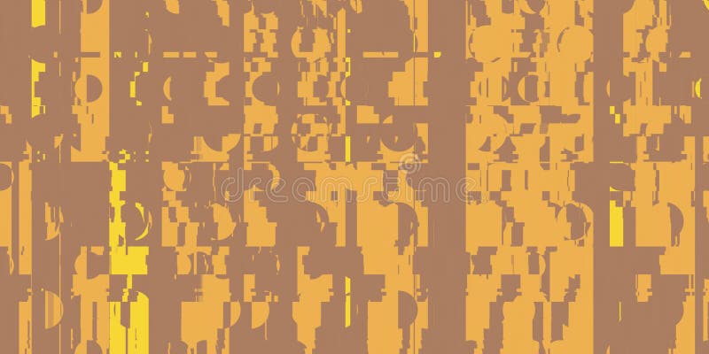 Brown Dots Distortion Screen Texture. Colorful Noise Background. Glitch ...