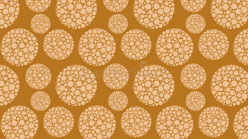 Brown Dotted Circles Pattern Background Design Stock Vector ...