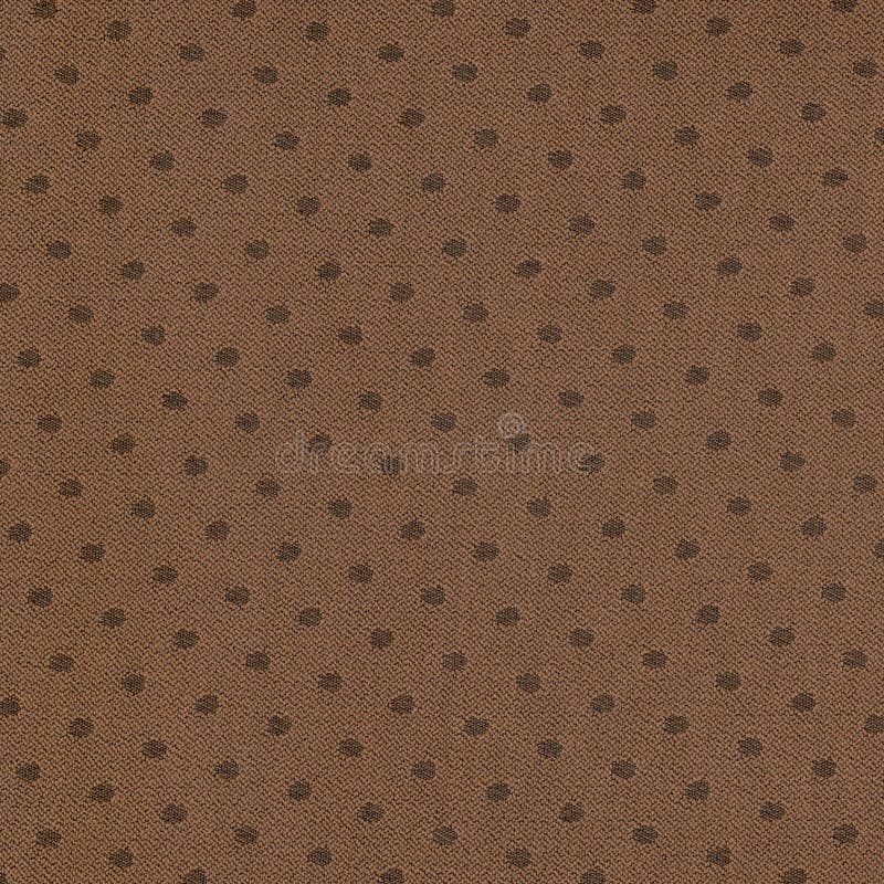 Brown Dotted (polka Dot) Upholstery Fabric Texture Stock Photo - Image ...