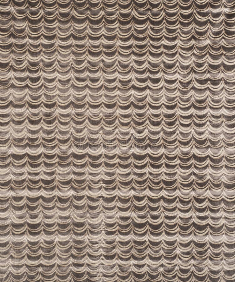 Brown Drapes or Waves Pattern Wallpaper Swatch Stock Photo - Image of ...