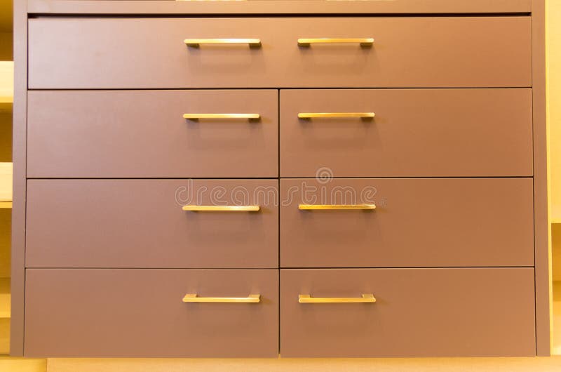 Brown drawers stock photo. Image of decor, decoration - 6988458