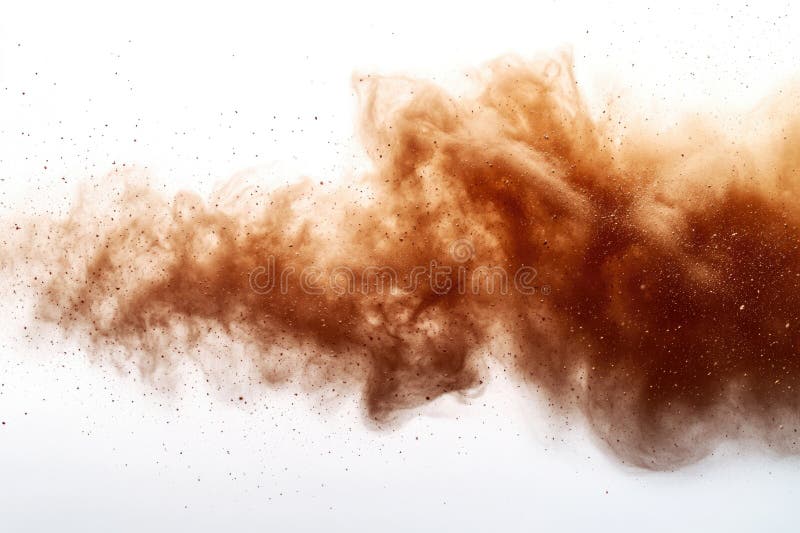 A Brown Dust Cloud Suspended in Mid-air, a Sign of Turbulence or ...