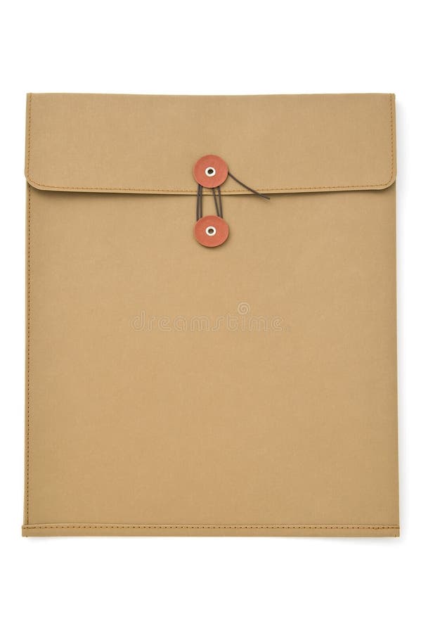 Brown envelope stock image. Image of string, stationery - 27587129
