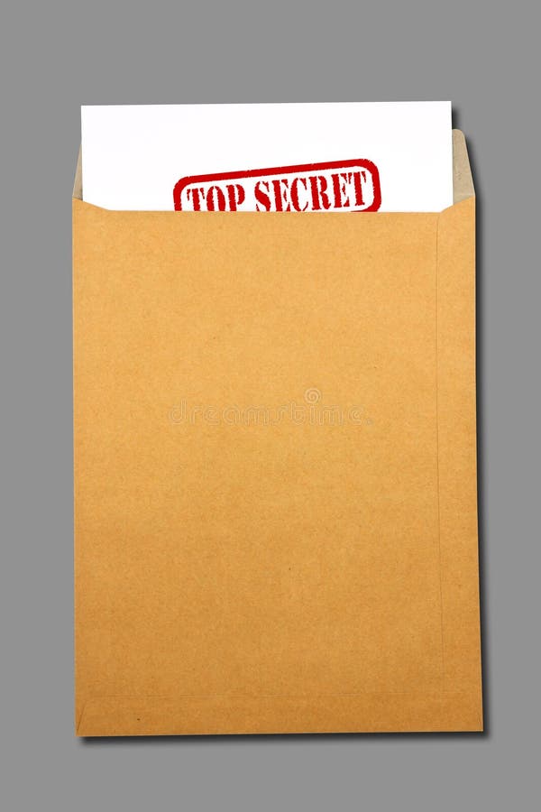 Brown Envelope document stock image. Image of message - 27323417