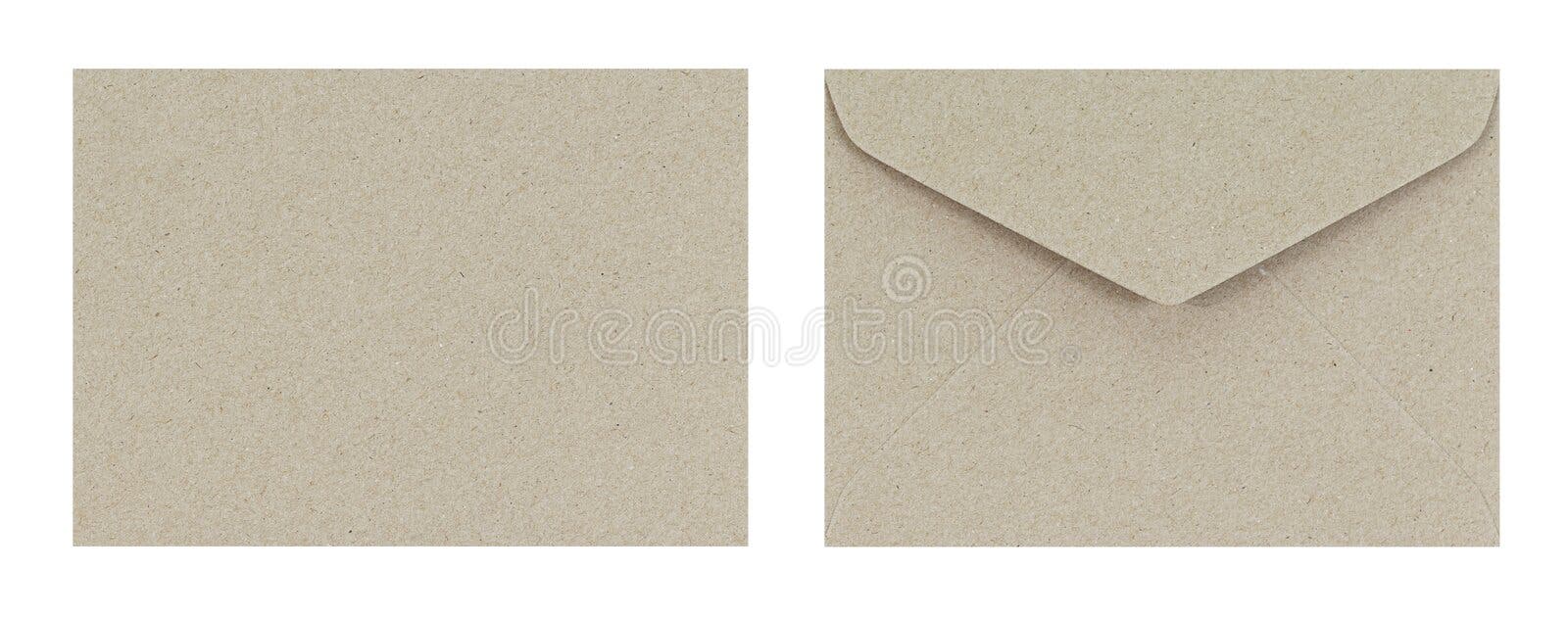 Old Envelope Front and Back Stock Image - Image of back, correspondence ...