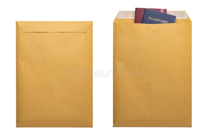 Old Envelope Front and Back Stock Image - Image of back, correspondence ...