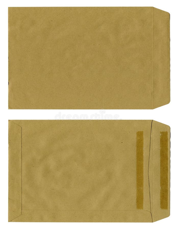 Brown envelope stock image. Image of glue, gloopy, blank - 39071647