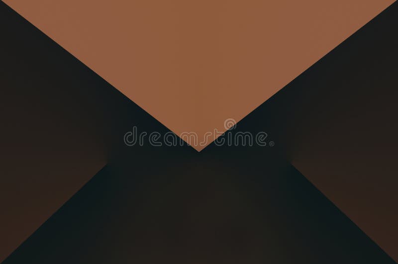 Brown Envelope, Letter. Modern Background for Design. Abstract. Symbol ...
