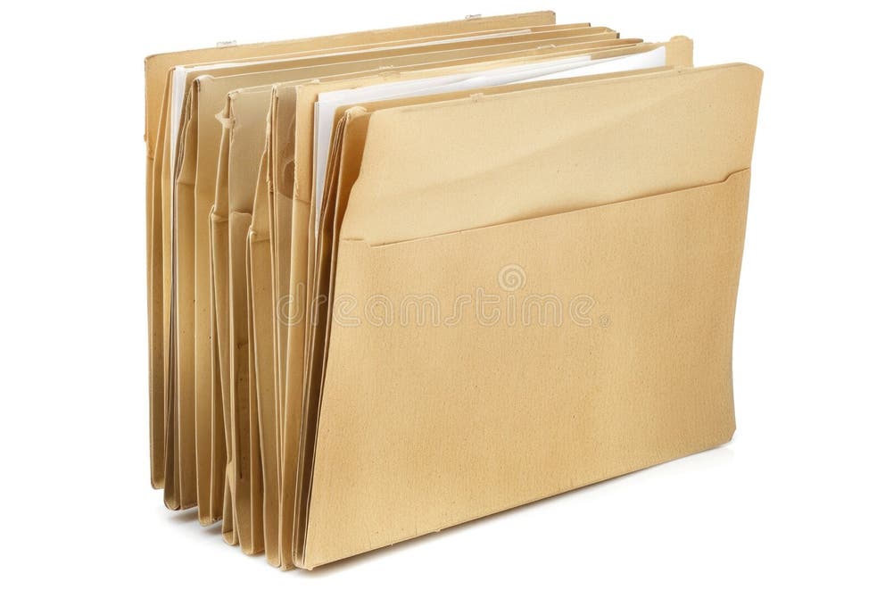 Brown Envelopes Stacked on Top of Each Other Stock Photo - Image of ...