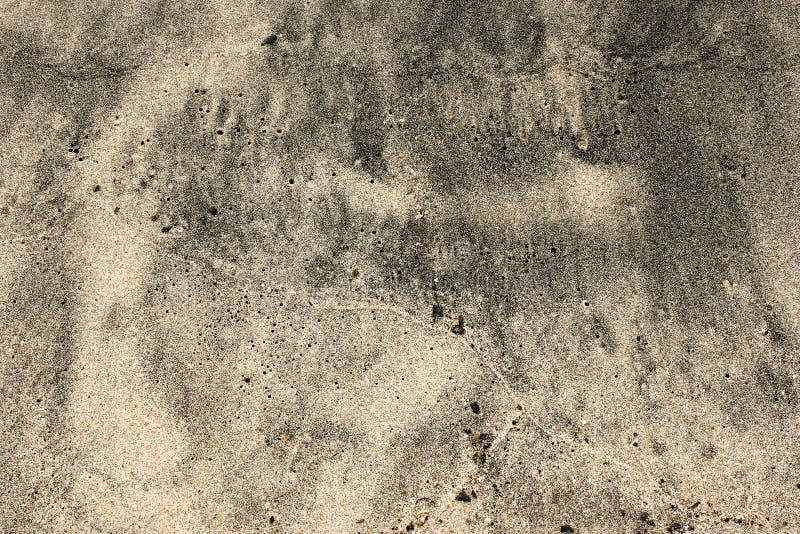 Brown Et Texture Humide Grise De Sable Sur La Plage Photo stock - Image ...