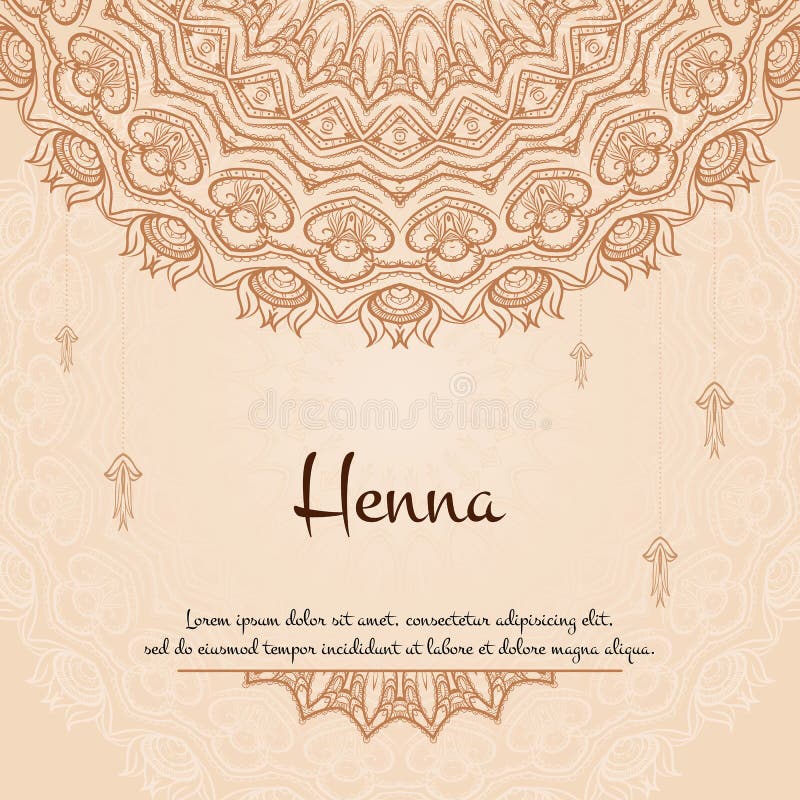 Brown Ethnic Background stock vector. Illustration of graphic - 59513593