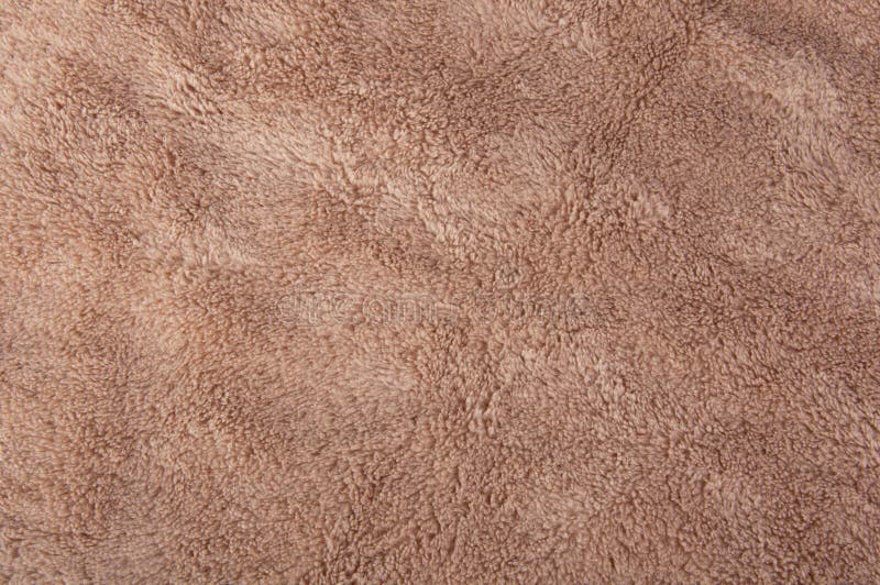 Brown Fabric Fluffy Material Texture Background Stock Photo - Image of ...