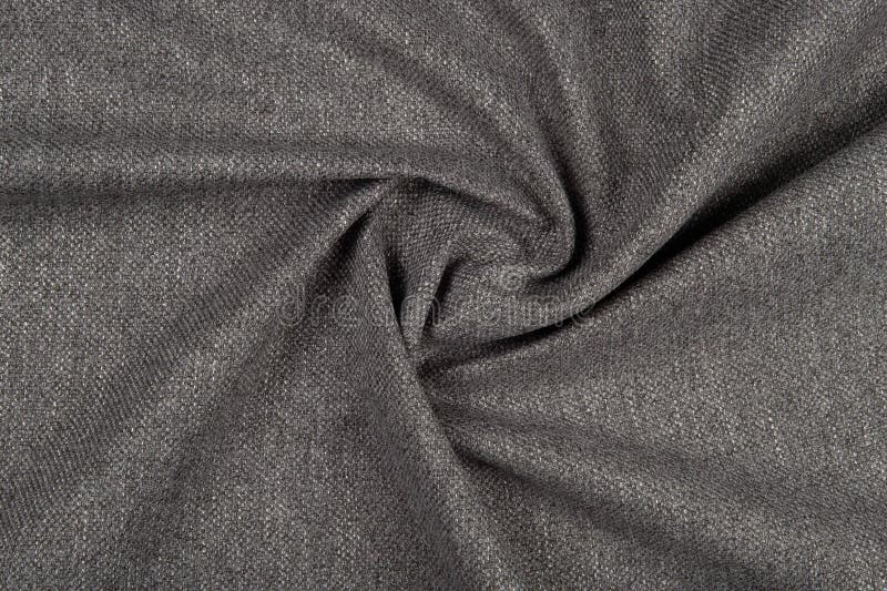 Brown Fabric Texture - Close-up of a Piece of Crushed and Twisted Brown ...