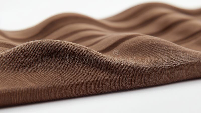 Brown Fabric Texture, Waves, Studio, Background, Textile Stock Photo ...