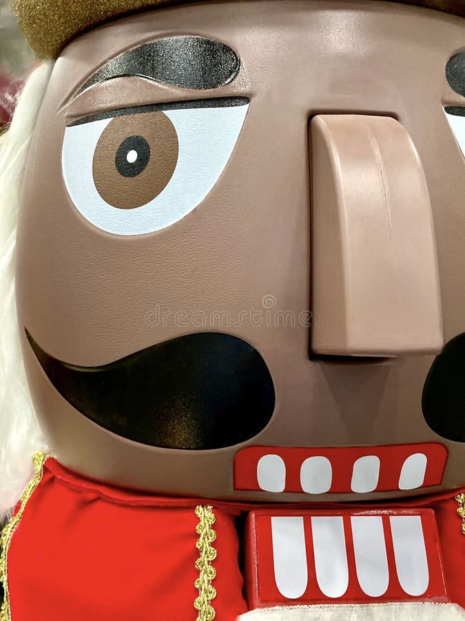 Brown Nutcracker Face editorial stock photo. Image of square - 343297018