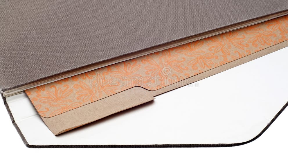 Brown File Binder Folder stock photo. Image of brown - 18399212