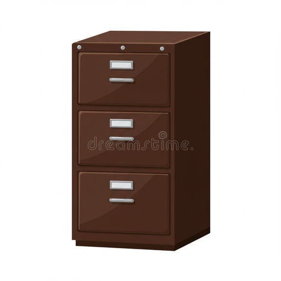 Brown Filing Cabinet Stock Illustrations – 216 Brown Filing Cabinet ...