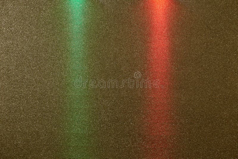 On a Brown Finely Grained Background, Vertical Rays of Red and Green ...
