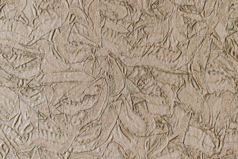 Brown Floral Embossed Batik Pattern. Floral Pattern Stock Image - Image ...