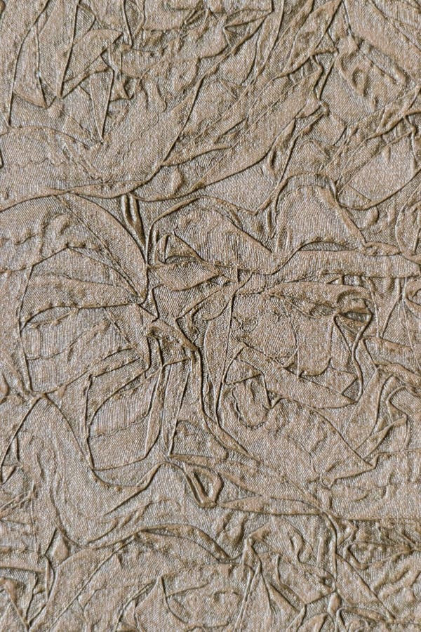 Brown Floral Embossed Batik Pattern. Floral Pattern Stock Photo - Image ...