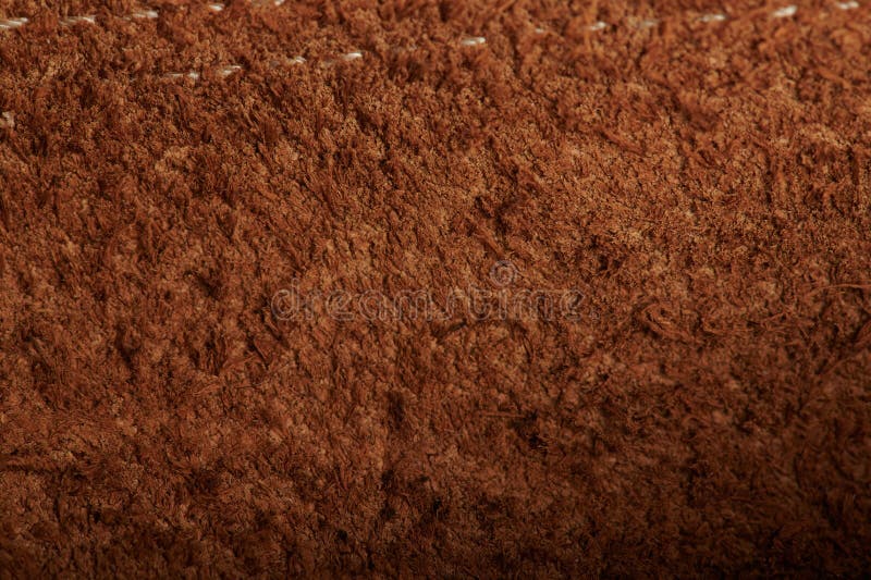 Brown Fluffy Background with Stitches Stock Image - Image of macro ...