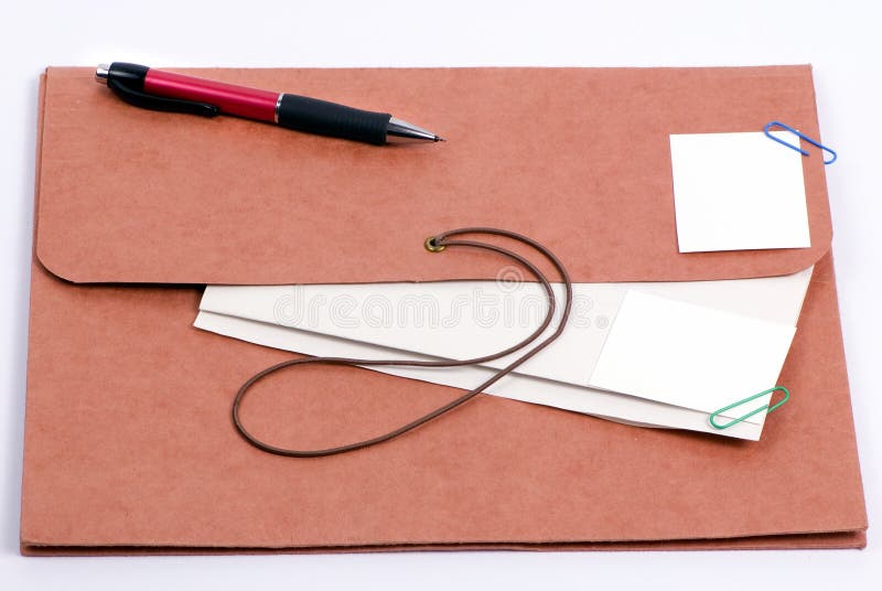 Brown Folder 3 stock image. Image of confidential, generic - 1867467