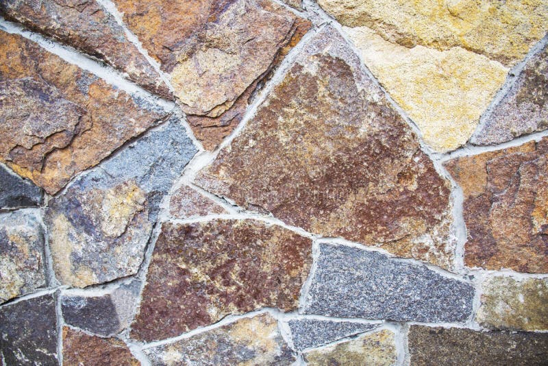 Chipped stone paving slabs stock image. Image of tile - 220667069