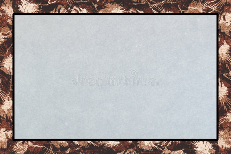 Brown Frame Template Background Stock Illustration - Illustration of ...