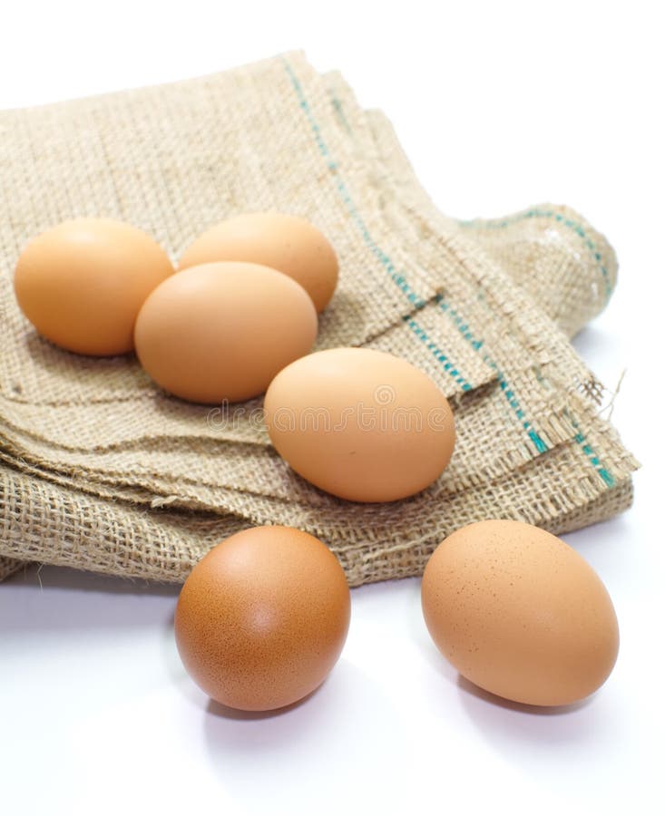 Brown fresh chicken egg stock photo. Image of fresh, organic - 93255414
