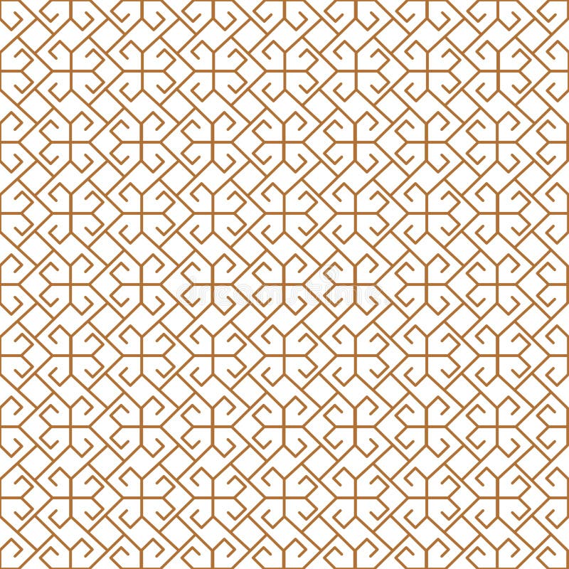 Brown Geometric Background Pattern Wallart Stock Vector - Illustration ...