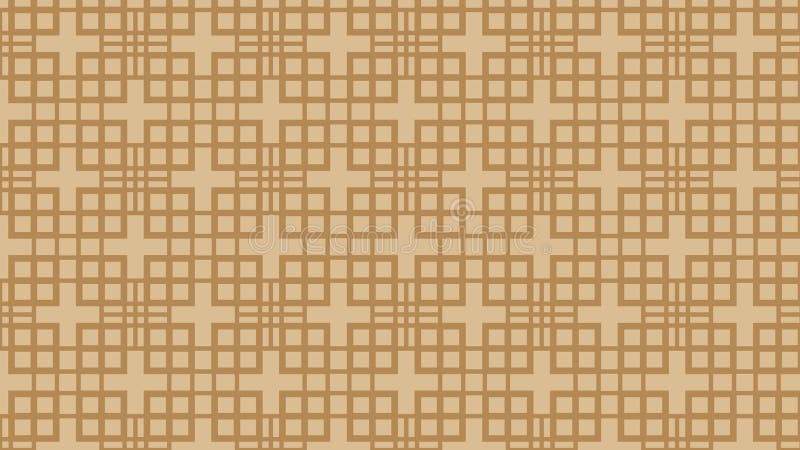 Brown Geometric Square Pattern Vector Image Stock Vector - Illustration ...