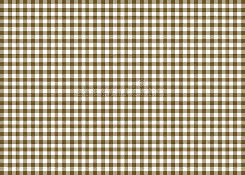 Brown Gingham Pattern Background Stock Illustration - Illustration of ...