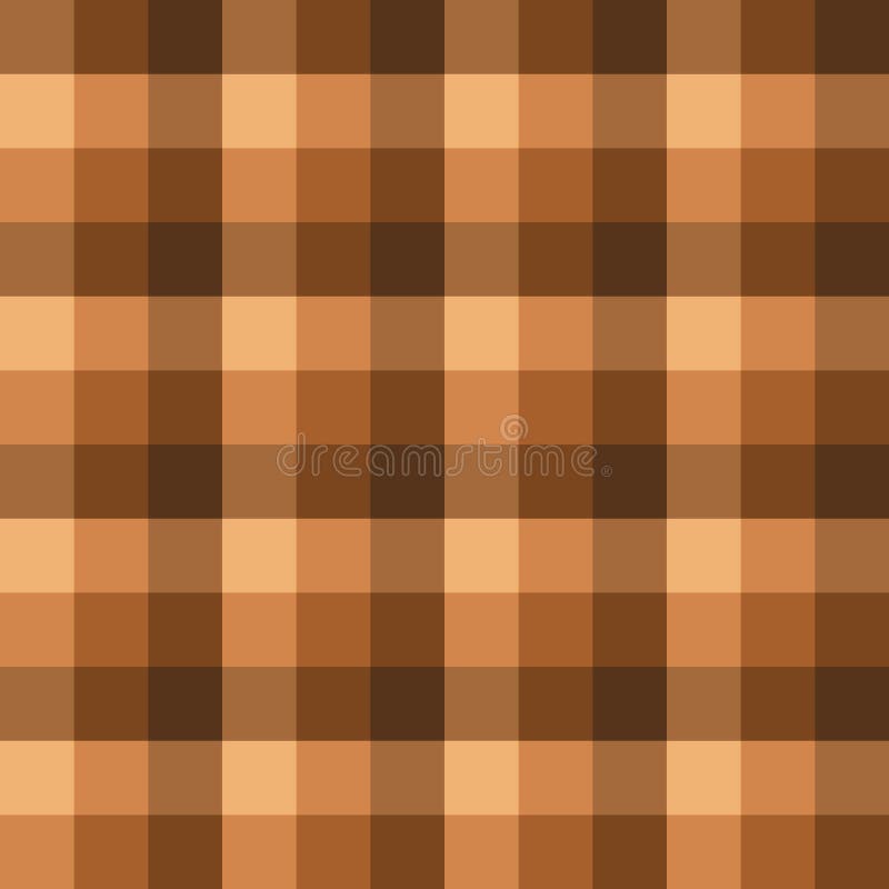 Brown Gingham Plaid Seamless Vector Pattern, Cute Checkered Background ...