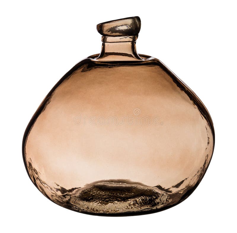 Brown Glass Bottle stock photo. Image of decor, orange - 57167176