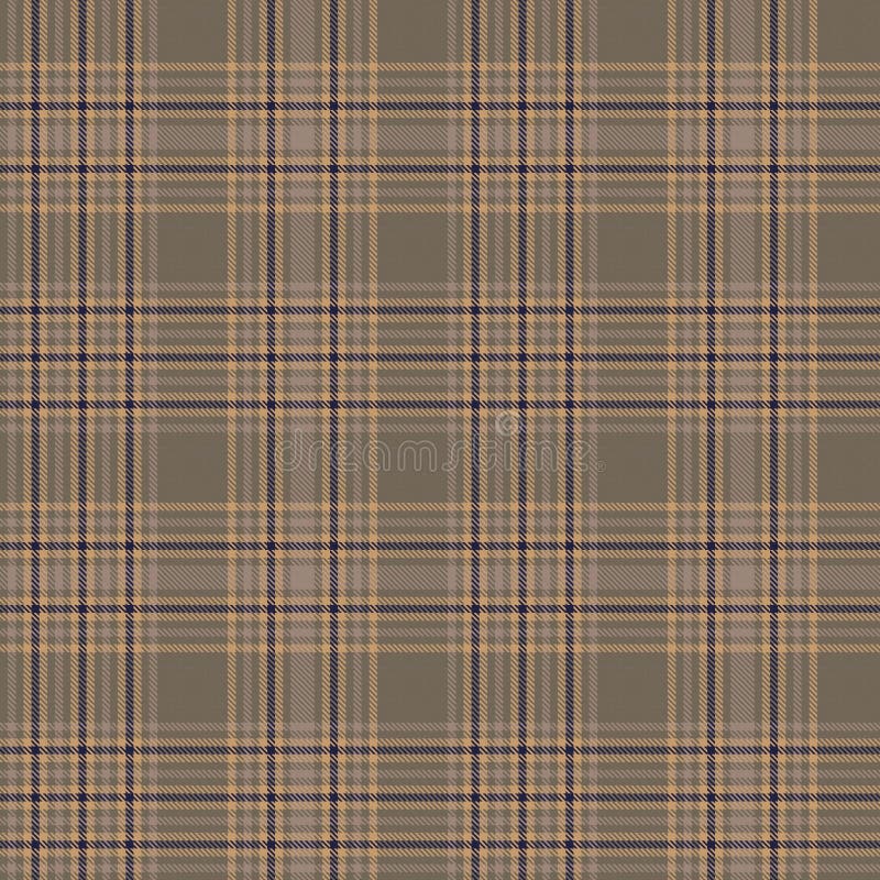 Brown Glen Plaid Textured Seamless Pattern Stock Vector - Illustration ...