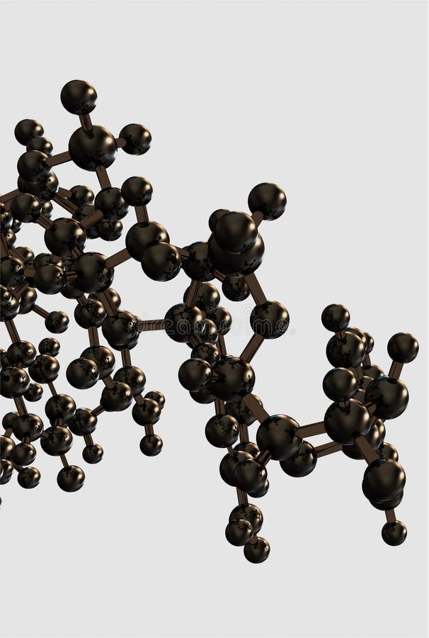 Polystyrene (PS) Plastic, Chemical Structure. Used in Insulation Stock ...