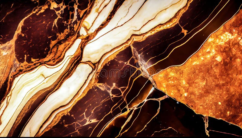 Brown and Gold Marble Stone Texture. Generative AI, Generative, AI ...
