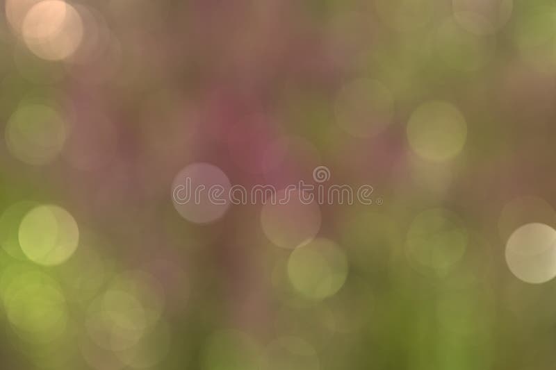 Brown Green Background with Bokeh for Design. Defocused Blurred ...