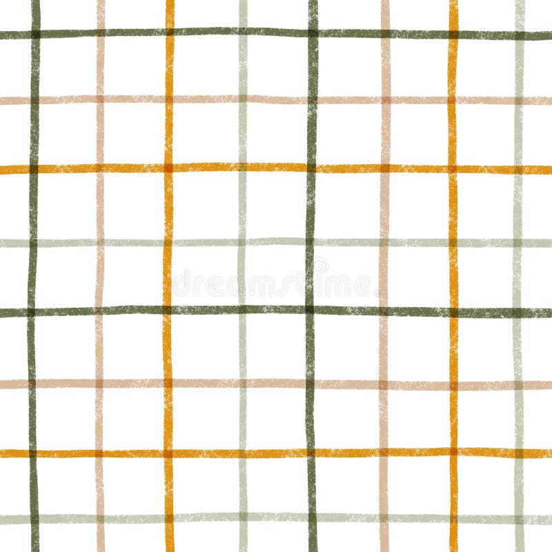 Brown and Green Checks, Pattern Illustration Stock Illustration ...