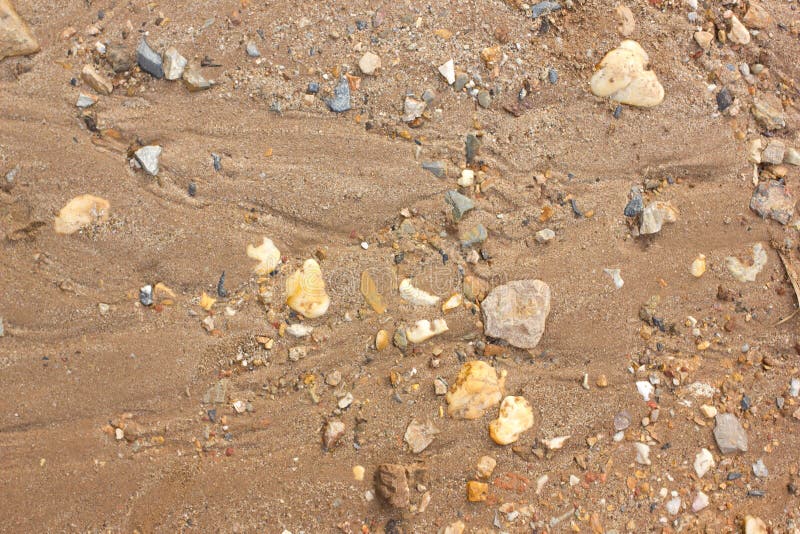 Brown Ground Soil Texture Mixed with Rocks Stock Photo - Image of ...