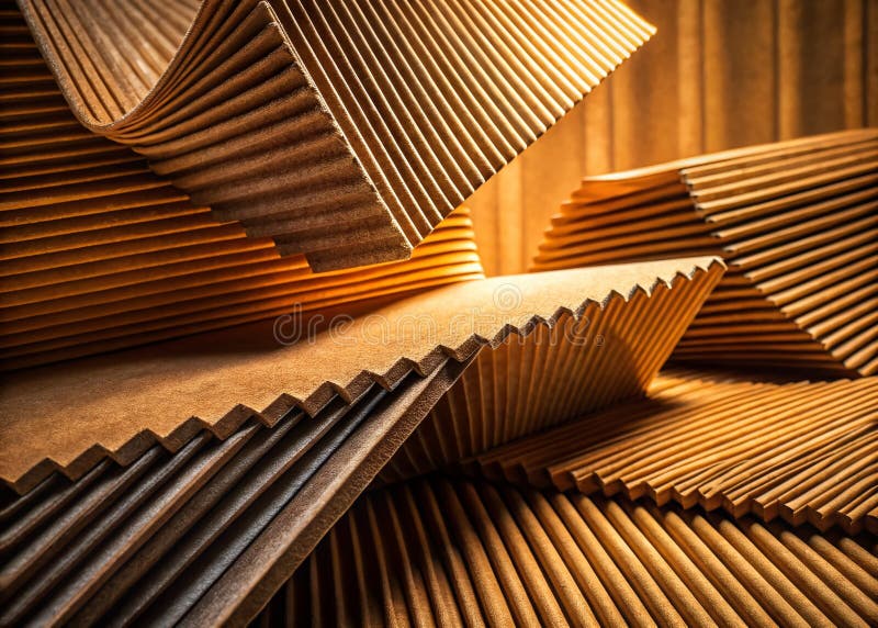 Brown Grunge Cardboard Texture an Abstract Background for Design ...