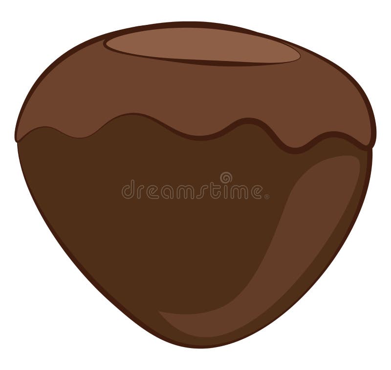 A Nut, Vector or Color Illustration Stock Illustration - Illustration ...