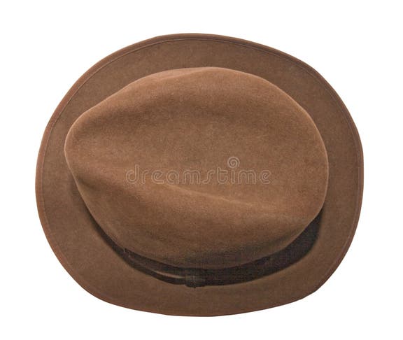 Brown hat stock image. Image of accessory, wear, brimmed - 5414671