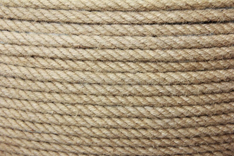 Brown Hemp Rope Texture with Fine Threads Stock Image - Image of fiber ...