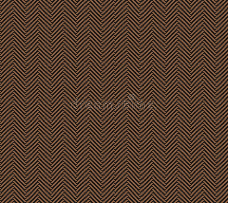 Brown Herringbone Tweed Seamless Pattern Stock Vector - Illustration of ...