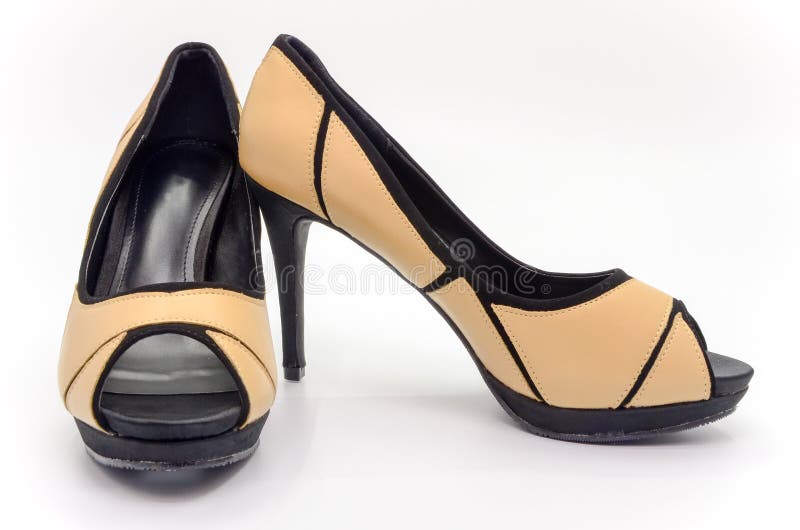 Brown high heel stock photo. Image of shot, brown, bsdm - 45230394