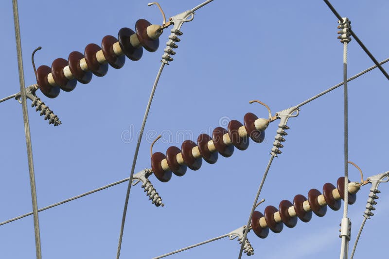 Brown High Voltage Isolation with Ceramic Body Stock Image - Image of ...