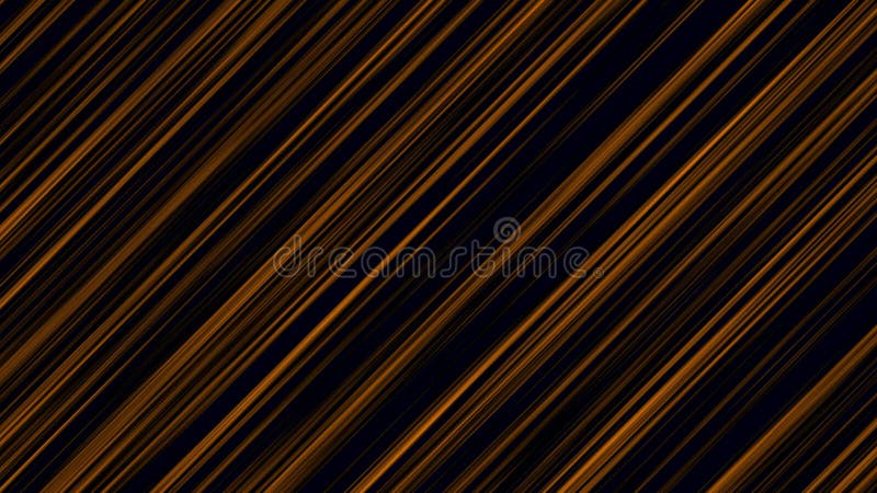 Brown Inclined Smoothly Flowing Lines of Light on Black Background Loop ...