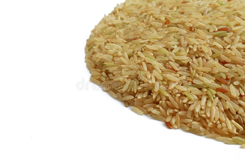 Yellow Parboiled Long-grain Indica Rice Stock Photo - Image of close ...