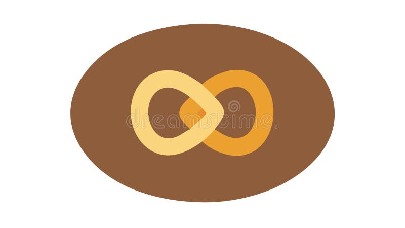 Brown Infinity Symbol Icon. Represents Eternity or Endlessness, Flat ...